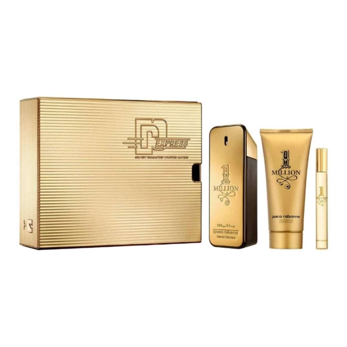 Paco Rabanne 1 Million Set EDT 100ml + EDT 10ml Travel + Shower Gel 10 ...