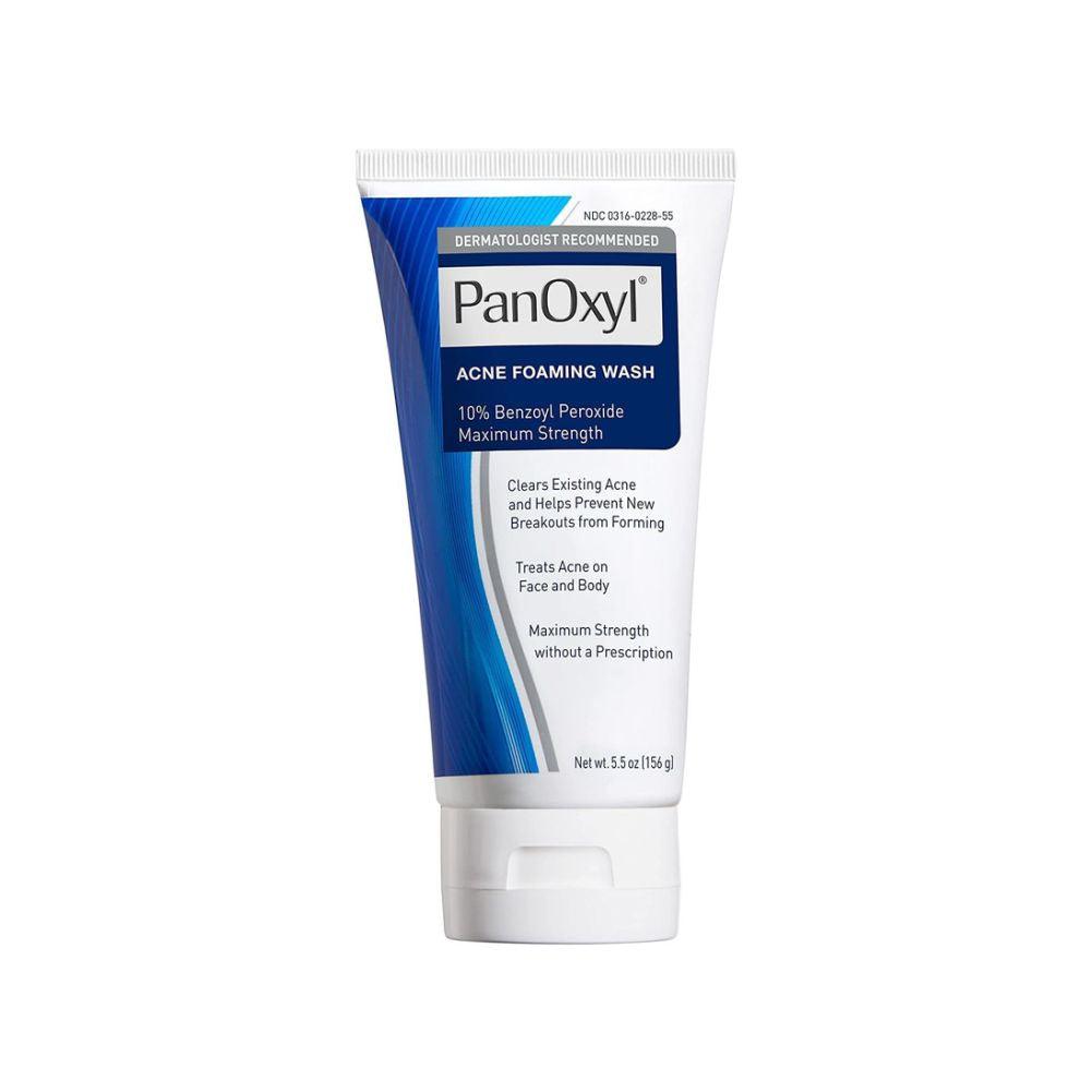 PanOxyl Acne Foaming Wash Benzoyl Peroxide 10% Maximum Strength, 156g ...