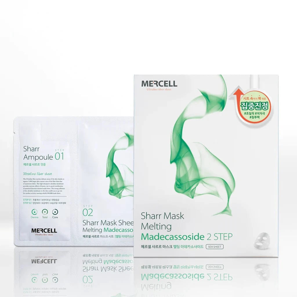 Mercell Sharr Mask Melting Madecassoside 2 Step - Green – Melora