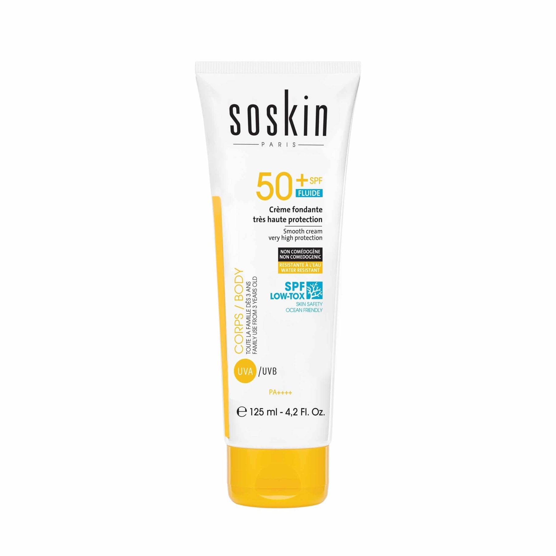 Soskin Sunscreen Low Tox SPF 50 + 125 ml – Melora