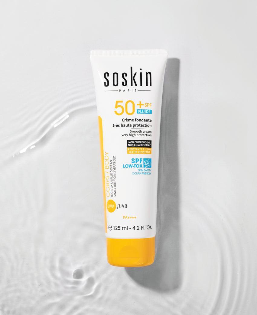 Soskin Sunscreen Low Tox SPF 50 + 125 ml – Melora