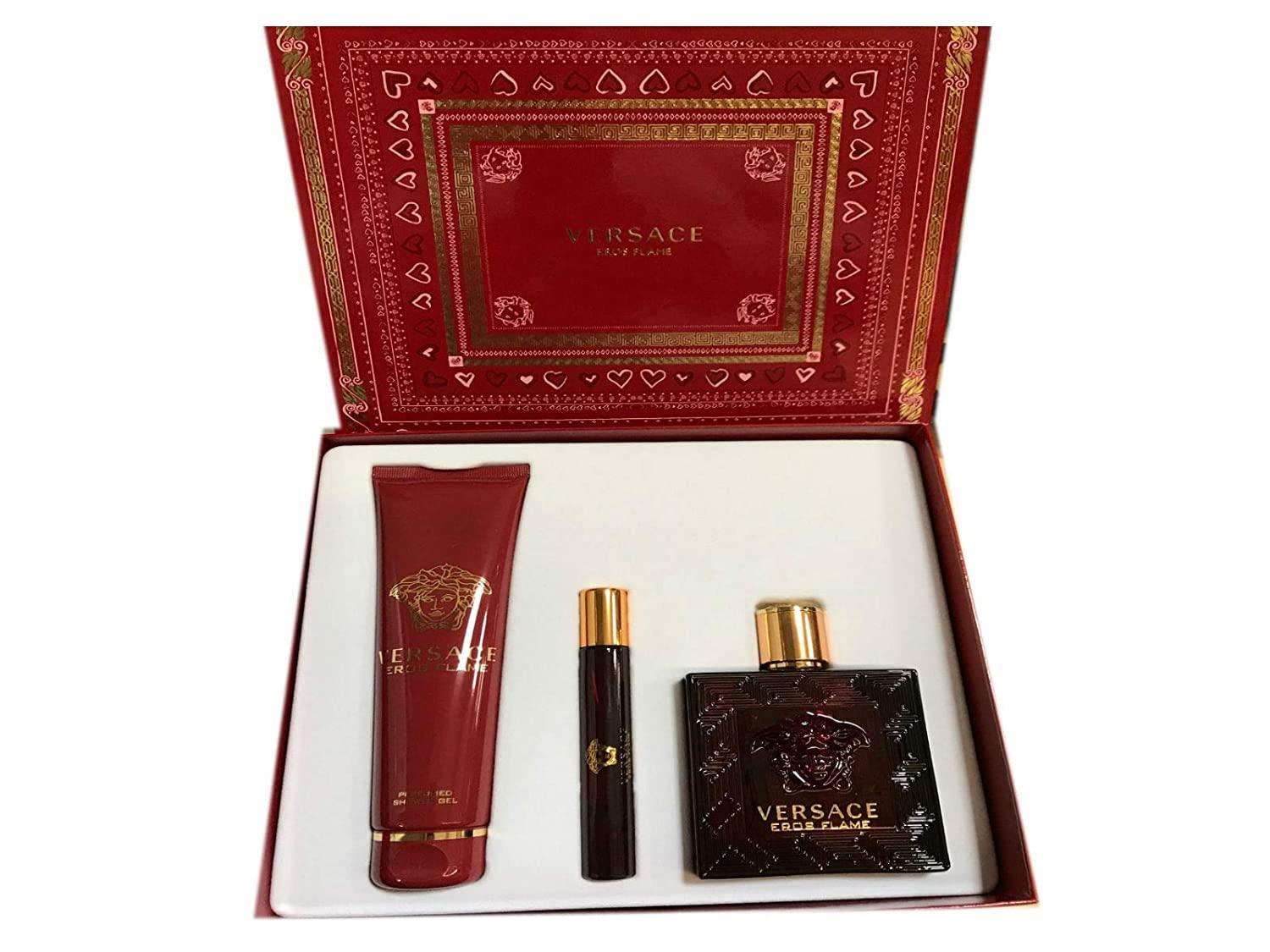 Versace Eros Flame Gift Set- 3 Pc – Melora